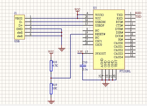 ft232rl电路原理图-千图网