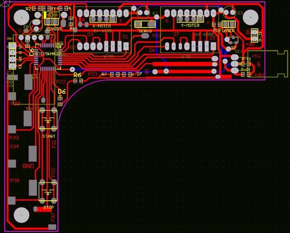 用stc15w和旧光驱移植arduino写字机GRBL之二：PCB制作 (amobbs.com 阿莫电子论坛)